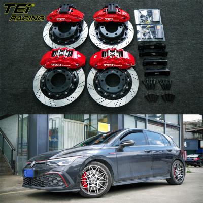 China Front 6 Pot And Rear 4 Pot Caliper BBK Auto Brake System For Volkswagen Golf 8GTI 18 Inch Rim for sale
