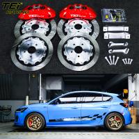 China BBK Front 6pot caliper 355*32mm rotor and rear upgrade 324mm rotor kit auto brake system For Ford Focus 18 inch rim for sale