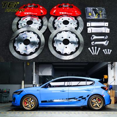 China BBK Front 6pot caliper 355*32mm rotor and rear upgrade 324mm rotor kit auto brake system For Ford Focus 18 inch rim for sale