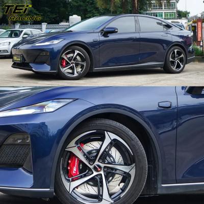 China Front Big Brake Kit 6 Piston Caliper with 405x34mm rotor BBK auto brake system For DEEPAL 19 inch car rim for sale