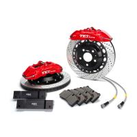 China TeiRacing P40NS+Big Brake Caliper Kit 4 Pot Racing Caliper for Audi VW BMW Mercedes Benz Subaru Chevrolet Ford Mazda 18  Inch Wheel for sale