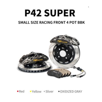 China Teirancing P42-super 15 16 Inch 4 Piston Car Front Brake Systems OEM Brake Caliper Modified Big Brake Kit for 
Subaru VW Honda Toyota Mitsubishi for sale