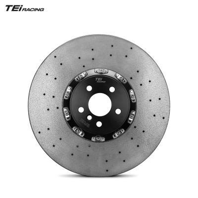 China High Performance Carbon Ceramic Brake Disc 355mm 380mm 390mm 400mm 410mm 420mm for All Car Brake Upgrade for sale