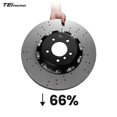China TEI Brake Caliper Kit Carbon Ceramic Brake Disc Rotors for Porsche 911 Carbon Ceramic Brake Disc R19 R20 R21 R22 for sale