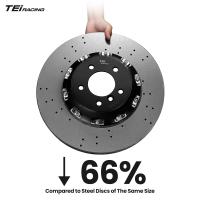 China Car Brake Caliper Kit Carbon Ceramic Rotor for Mercedes-Benz G500 G63 G65 R320 R350 BMW F86 G20 G30 G80 E46 E36 for sale