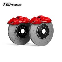 China TEI S60 Plus 6 Piston Brake Caliper Big Brake Upgrade R19 R20 R21 Car Wheel Front Car Brake Kit for BMW X5 E53 E70 F15 G05 for sale