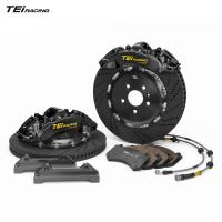 China TEI S60-EXPLORE 6 Piston One-piece Forged Brake Calipers Kit R19 R20 R21 Brake Disc BBK Front Brake Kit for Mercedes-Benz AMG C190 for sale