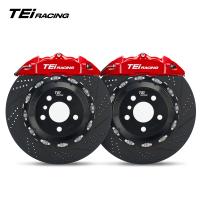 China TEI Big Brake Kit P40EV Front 4 Piston BBK Auto Brake System for VW GOLF R MK7 17/18 inch Rim for sale
