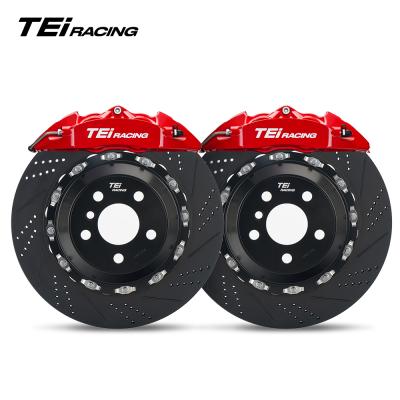 China TEI Big Brake Kit P40EV Front 4 Piston BBK Auto Brake System for VW GOLF R MK7 17/18 inch Rim for sale