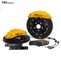 China TEI P60EV Auto Brake Accessories Front BBK 6 Piston Brake Calipers Kit for Honda Civic EK EK9 EP3 FD2 FN2 FL5 for sale