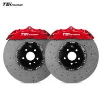 China TEI P60NS 6 Pot Brake Caliper Carbon Ceramic Brake Rotors Front Big Brake Caliper Kit for Audi RS6 RS7 RS8 for sale