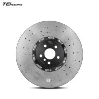 China TEI Competitive Price Carbon Ceramic Brake Kit Carbon Fiber Ceramic Brake Rotors for Jeep Trackhawk Grand Cherokee Srt for sale
