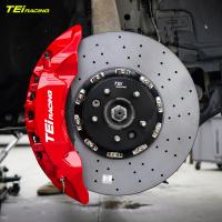 China TEI S-X High Performance Factory Big Brake Kit 355-440mm Carbon Ceramic Brake Disc for Nissan GTR R33 R34 R35 1995-2021 for sale
