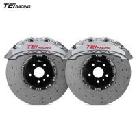 China TEI SR8 Brake Caliper Kit R20 R21 Carbon Ceramic Brake Rotor BBK 8 Piston Brake Kit for Audi 4L 4M Q7 Q8 R8 for sale