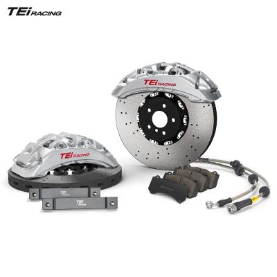 China TEI SR10 10 Pot Brake Caliper R20 R21 R22 Carbon Ceramic Disc Front Brake Kit for BMW 5 Series E39 E60 G30 G38 G60 for sale