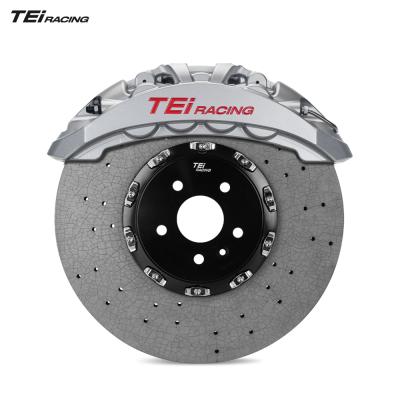 China TEI SR8 Split Forged 8 Pot Brake Caliper R20 R21 Carbon Ceramic Brake Kit for Denza Z9GT for sale
