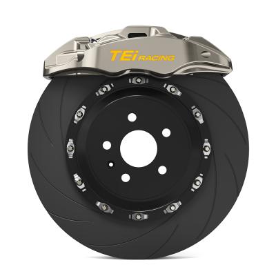 China TEI GT40-MONMO 4 Piston Monoblock Forged Brake Caliper 285mm 296mm 330mm Brake Rotor Kit for Subaru STI GT-R R32 R33 R34 for sale