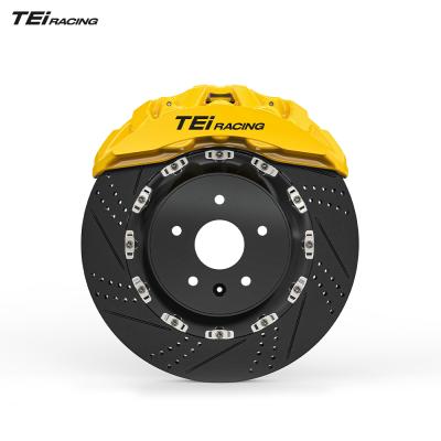 China TEI Big Brake Kit P60NS+ 6 Pot 378mm Brake Rotor Front Brake Caliper Kit 18 Inch Wheel for Tesla Model 3 2017-2021 for sale