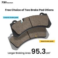 China TEI Big Brake Kit P60NS+ 6 Pot 378mm Brake Rotor Front Brake Caliper Kit 18 Inch Wheel for Tesla Model 3 2017-2021 for sale