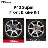 China TEI P42 Super Brake Kit Front 4 Piston Caliper Kit With 286mm 296mm Disc Rotor for SUBARU BRZ 2012-2019 for sale