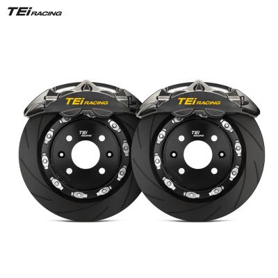 China TEI P42 Super 4 Pot Caliper 285x28MM Front Wheel Slotted Disc Brake Caliper Kit for FORD Fiesta ST 2008-2019 for sale