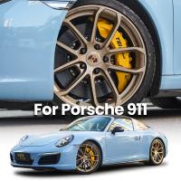 China TEI S-X Front 10 Piston Brake Caliper R20 R21 R22 Disc Carbon Ceramic Brake Kit for Porsche 911 996 997 991 992 for sale