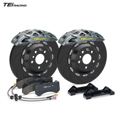 China TEi GTS6 6 Pot Brake Caliper 355mm 378mm Rotor Front Racing Brake Kit for Audi S3 S4 B9 S5 S6 C4 TT for sale