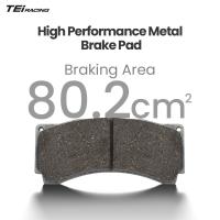 China TEi GTS6 Caliper 6 Piston BBK Front Racing Brake Kit for Nissan 350Z 370Z Mazda RX-7 RX-8 Honda S2000 for sale