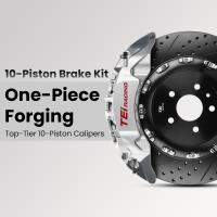 China TEI S-X 10 Piston Monoblock Forged Caliper 400*36mm Rotor Disc BBK Front Brake Kit for ZEEKER 9X 20 Inch Car Rim for sale