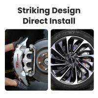 China TEI S-X 10 Piston Monoblock Forged Caliper 400*36mm Rotor Disc BBK Front Brake Kit for ZEEKER 9X 20 Inch Car Rim for sale