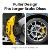 China TEi P60NS+ 6 Piston Forged Brake Caliper 378mm Rotor Disc BBK Brake Caliper Kit for BMW X5 E53 E70 F15 2000-2026 19Inch Wheel for sale