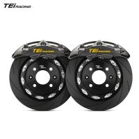 China TEI P42 Super Brake Caliper Kit 296x24mm Disc Rotor 4 Pot Big Brake Kit for MITSUBISHI LANCER 2000-2019 16Inch Wheel for sale