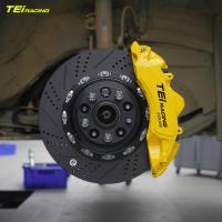 China TEI S60-EXPLORE BBK 6 Piston Forged Caliper Auto Brake System Front Brake Kit for Ford Mustang 20 Inch Car Rim for sale