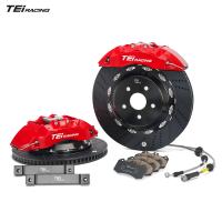 China TEI Front P60ES 6 Piston Forged Caliper 378x32mm Rotor Disc BBK Auto Brake System for Mazda CX-5 19 Inch Rim for sale