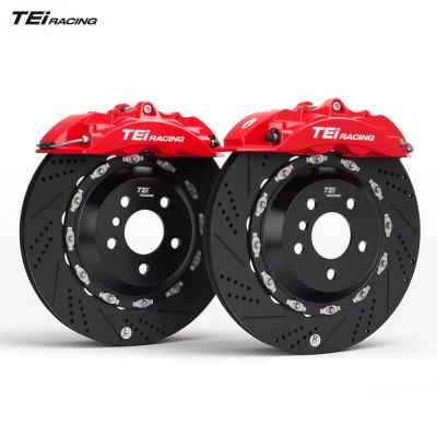 China TEI P40NS+ 4 Piston Caliper 355*28mm Rotor BBK Brake System Front Big Brake Kit for Geely Coolray 18 Inch Car Rim for sale