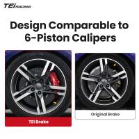 China TEI P40NS+ 4 Piston Caliper 355*28mm Rotor BBK Brake System Front Big Brake Kit for Geely Coolray 18 Inch Car Rim for sale