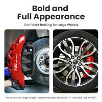 China TEI SR10 Front BBK 10 Piston Forged Caliper 440mm Rotor Disc Big Brake Kit for INFINITI QX80 22 Inch Rim for sale