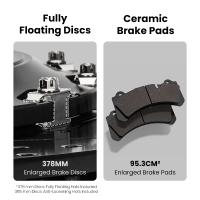 China TEI P60NS+ BBK 6 Pot Forged Brake Caliper 355x32mm Rotor Front 6 Piston Big Brake Kit for MINI COOPER R50 R53 18Inch Wheel for sale