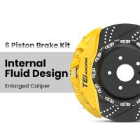 China TEI P60NS+ BBK 6 Pot Forged Brake Caliper 355x32mm Rotor Front 6 Piston Big Brake Kit for MINI COOPER R50 R53 18Inch Wheel for sale