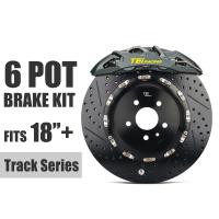 China TEi GTS6 Caliper 6 Piston BBK Front Racing Brake Kit for Nissan 350Z 370Z Mazda RX-7 RX-8 Honda S2000 for sale