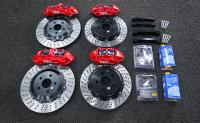 China Six Piston Jeep Big Brake Kit , TEI Racing Performance Car Parts for sale