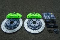 China Front Big Brake Kit 355X28mm Disc Green Caliper For MG6 MG5 MG7 2019-2021 18