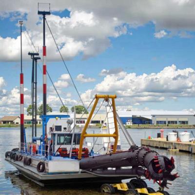 China Mini Marine Cutter Suction Dredger 12.5x4.6x1.3m for Sand Mining 450m3/h for sale