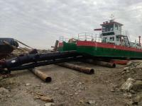 China Modular Cutter Suction Sand Dredger with 100cm Draught JC-3000 Swing Winch for sale