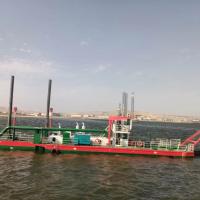 China Sand Dredging Compact Cutter Suction Dredger with Thick Marine Steel Plate for sale