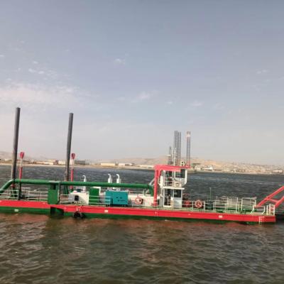China Sand Dredging Compact Cutter Suction Dredger with Thick Marine Steel Plate for sale