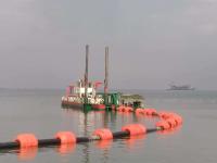 China Sand Dredging Compact Cutter Suction Dredger with Thick Marine Steel Plate for sale