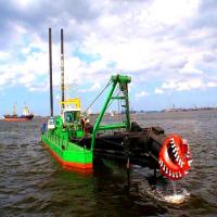 China Hydraulic Cutter Suction Dredger 18inch 800m3/h Capacity 600kw Reamer Power for sale