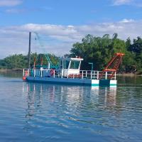 China Diesel Cutter Suction Dredger 8/6 Inch Pump for Sand Extraction 280m3/h Flow for sale
