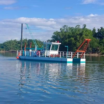 China Diesel Cutter Suction Dredger 8/6 Inch Pump for Sand Extraction 280m3/h Flow for sale
